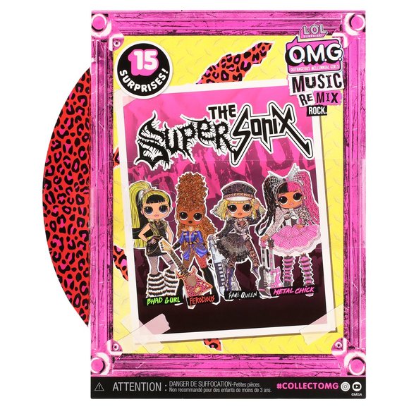 None | Toys | Lol Surprise Omg Remix Rock Ferocious Fashion Doll With 5 ...